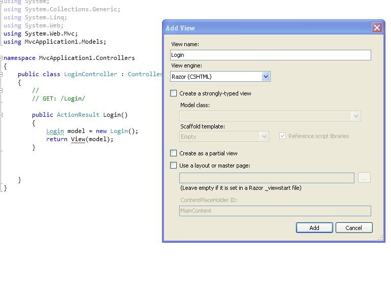 Sample Register Form in Asp.net MVC3 Razor | 20Fingers2Brains