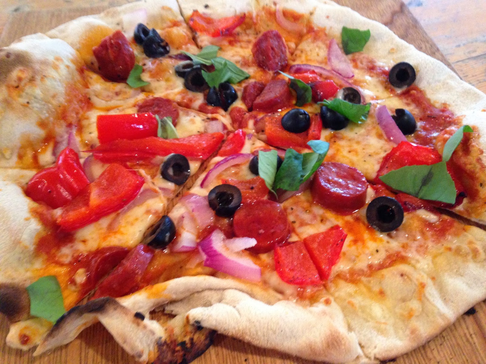 Recipe Junkie and the attack of the custard creams: Cardigan Pizza Tipi