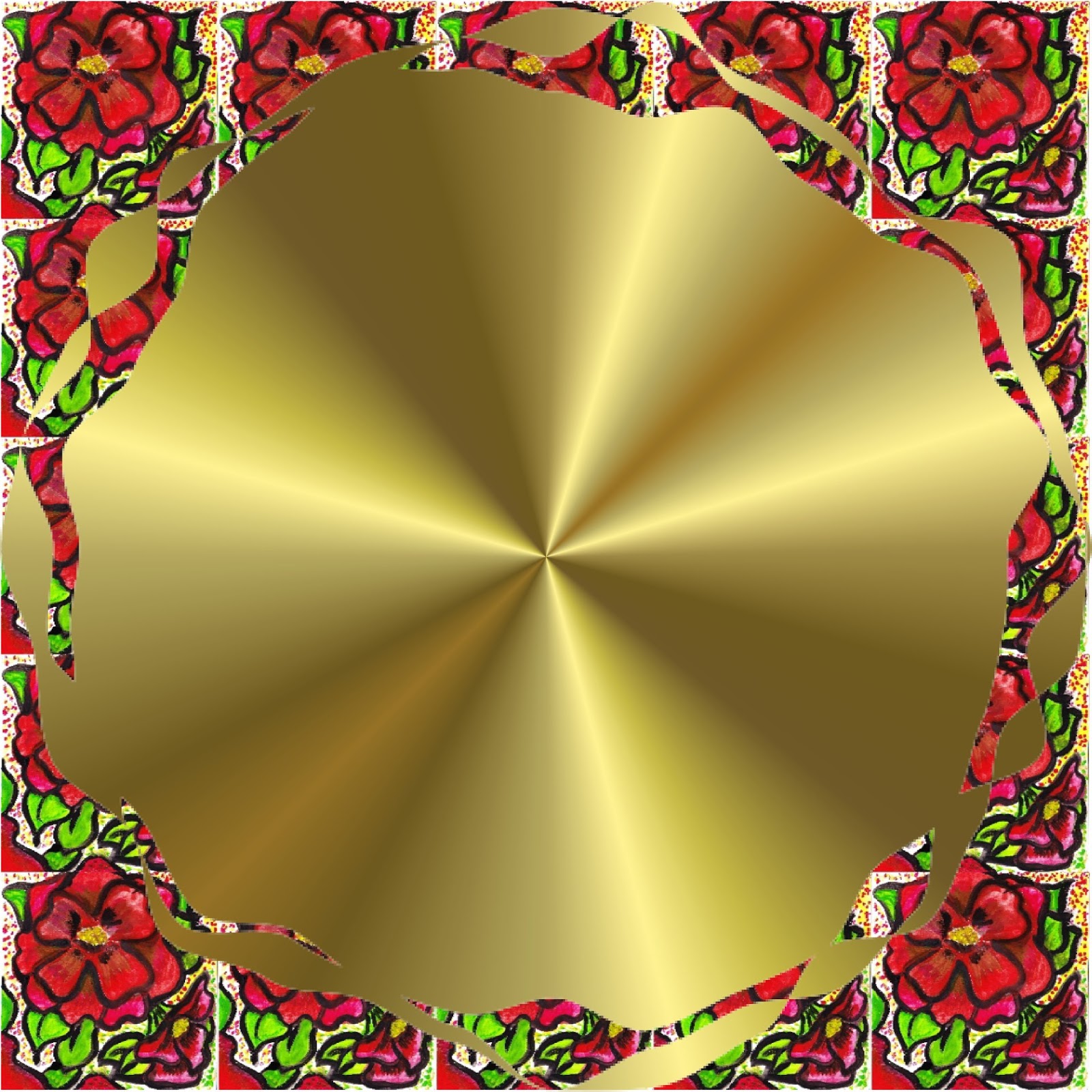 Rose Frames With Fancy Backdrops