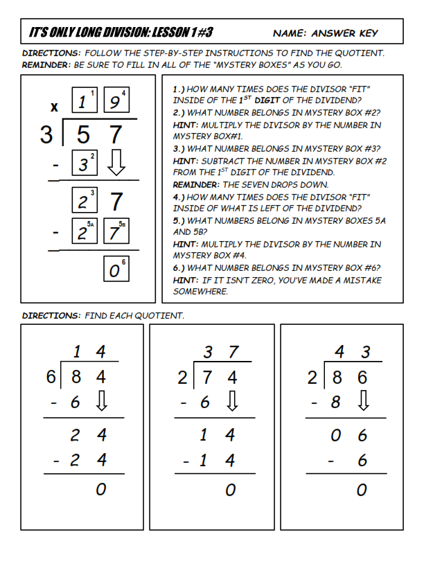 Mrs \ Souzan Gubr Let's learn science : LONG Division Lesson