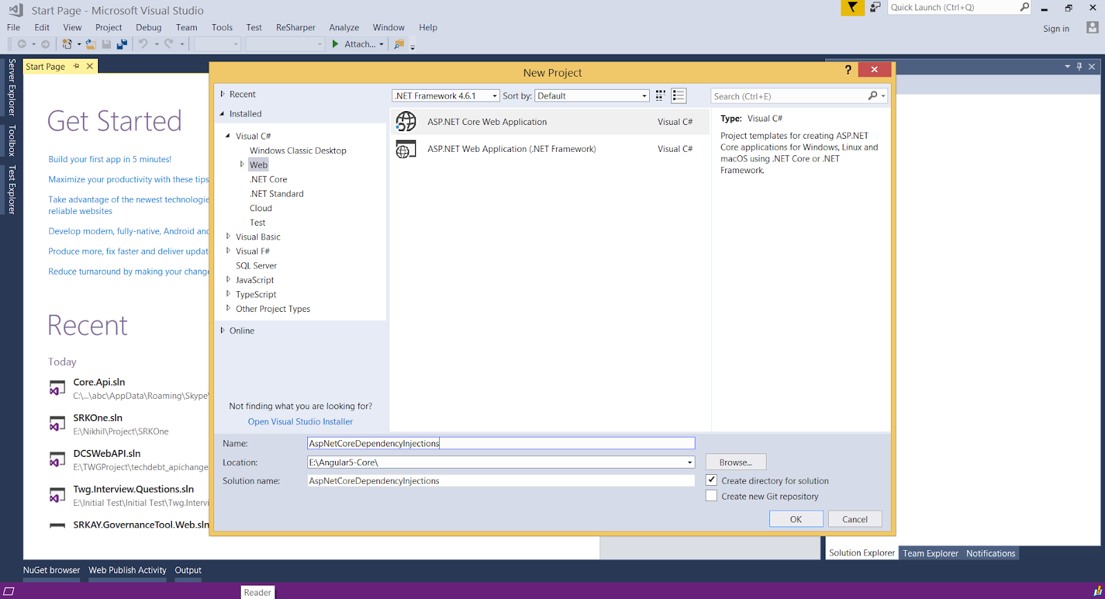 All about Asp.net, C#, SQL Server, Java Script, jQuery: Dependency Injection In ASP.NET Core 2.0