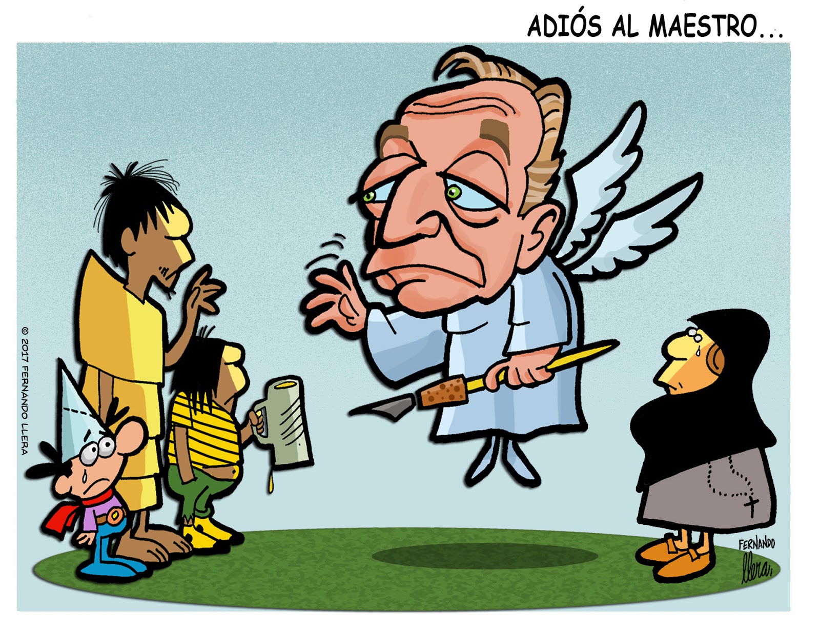 Fernando Llera Blog Cartoons: Eduardo del Rio, celebrated political ...