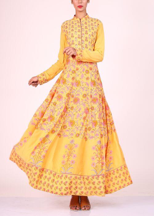Yellow Kurti: Buy New Kurti Design 2019 | Fashionmozo