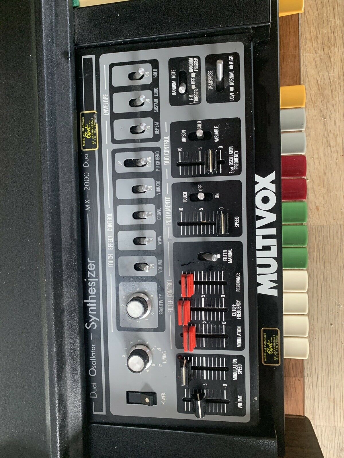 MATRIXSYNTH: Multivox MX-2000 Duo Analogue Synth