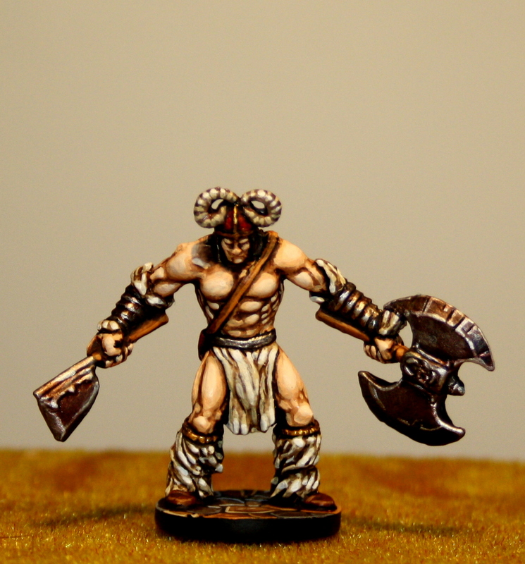 The Art of War: Descent Miniatures, Nanok of the Blade
