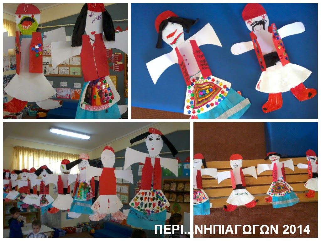 "ΠΕΡΙ... ΝΗΠΙΑΓΩΓΩΝ" : 25η Μαρτίου: Τσολιάδες και Ελληνοπούλες