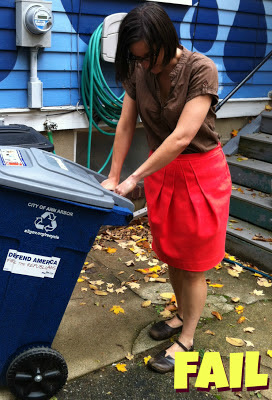 pass/fail sewing: Orange Tulip Skirt: FAIL