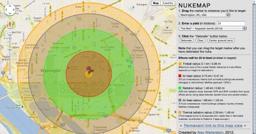 War News Updates: New Map Graphics Measures The Impact Of A Nuclear ...