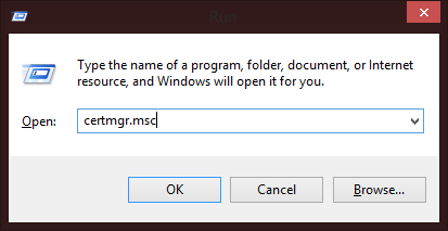 Delete Digital Certificates from Other People, Intermediate ...