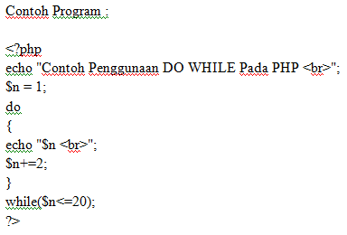 LOOP atau Perulangan Pada PHP | Edi's Blog