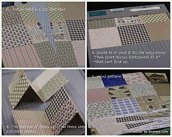 crafty goodies: Try It Tuesday~mini portfolio tutorial!