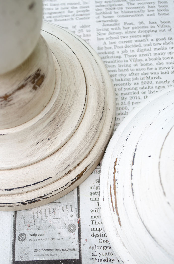 Thrift Store to Farmhouse Home Decor: DIY Upcycled Candle Sticks - The ...