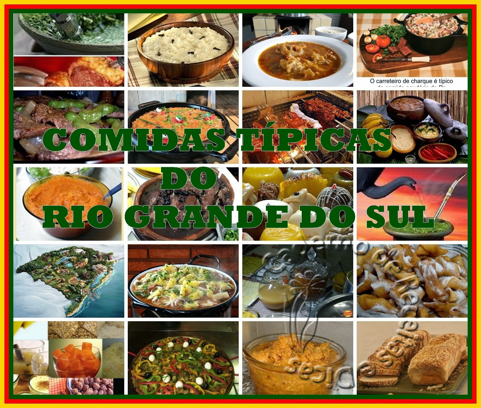 A DOCE ARTE DA LIDIA: Orgulho de Ser Gaúcho - Comidas Típicas