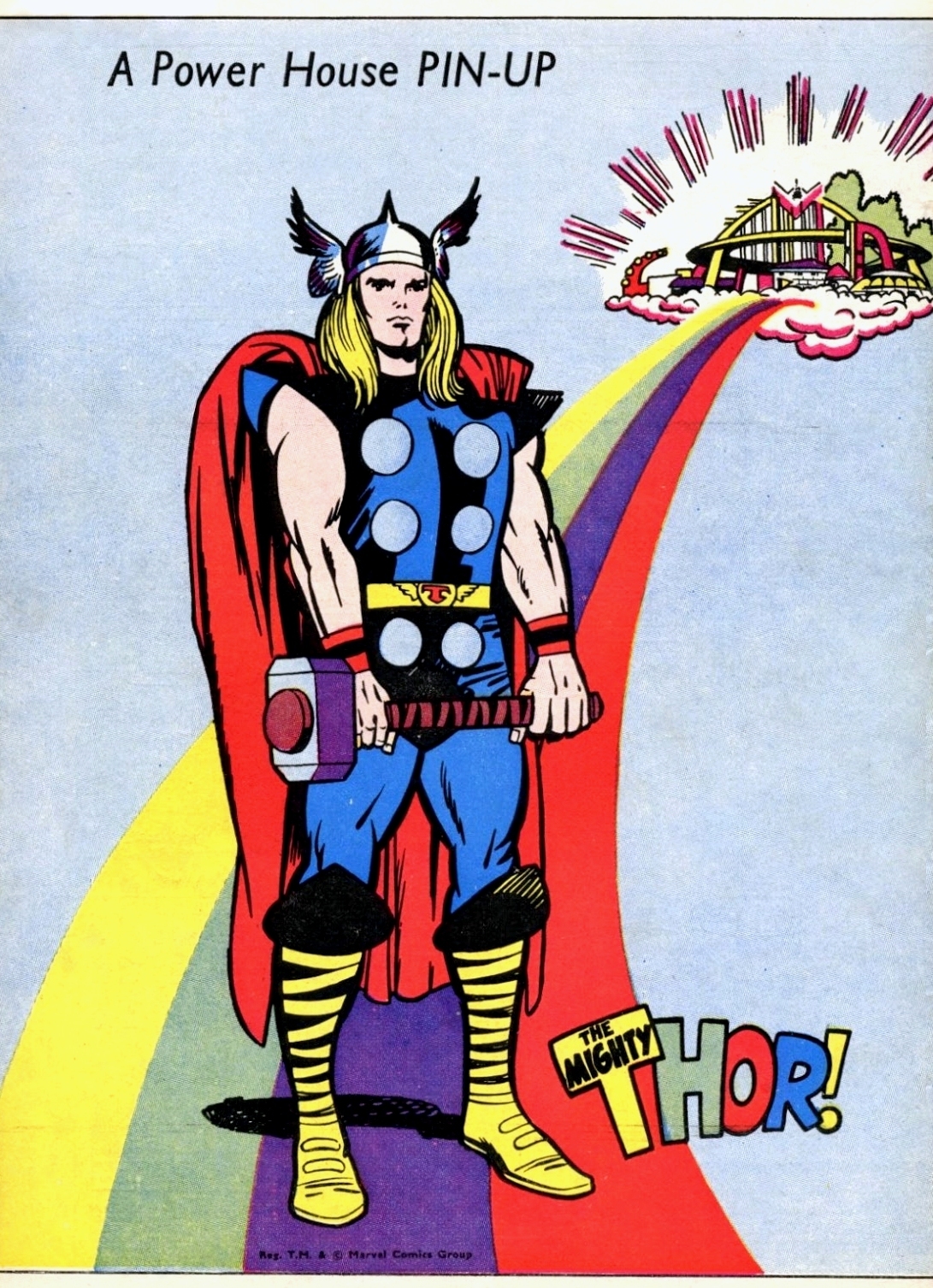 CRIVENS! COMICS & STUFF!: A POWER HOUSE PIN-UP - THE MIGHTY THOR...