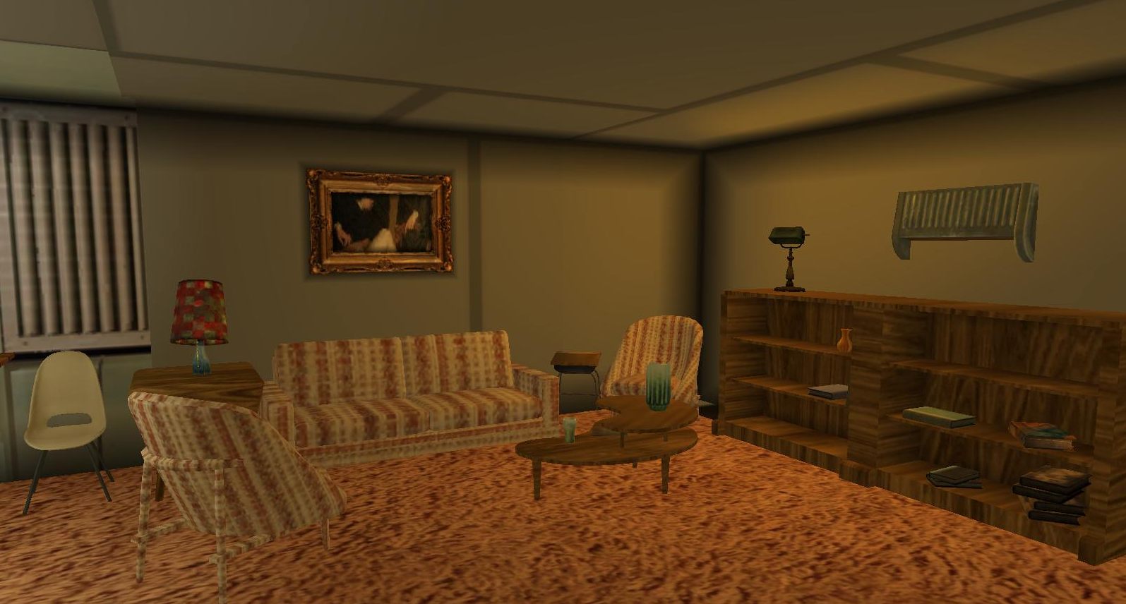 3D Cleaning Game by Rafaël Rozendaal: Mafia II & Fallout 3 - 3D Rooms
