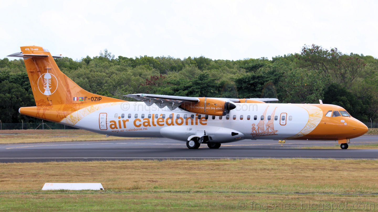 Far North Queensland Skies: Air Caledonie ATR72-600 F-OZIP delivery flight