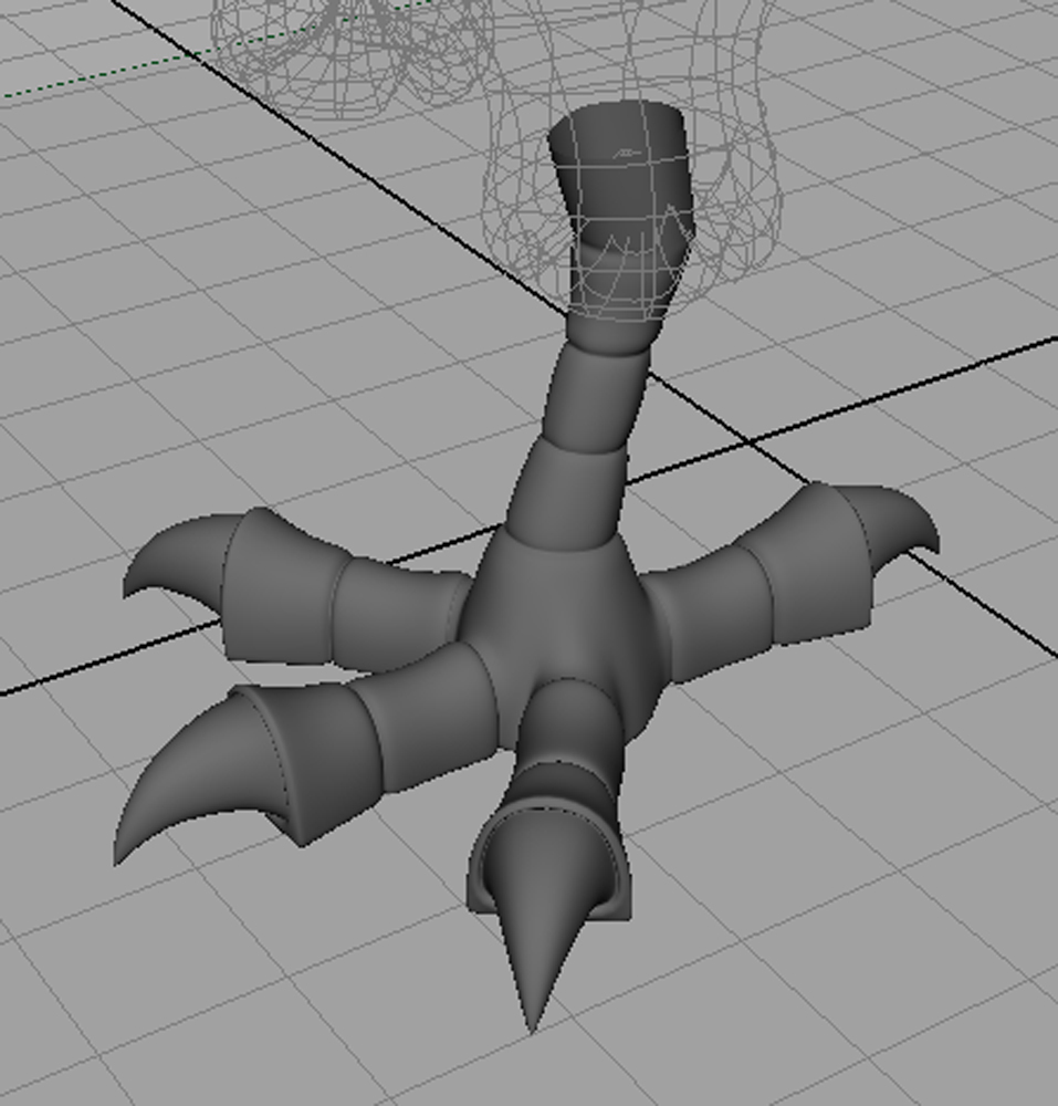 Shahbir's Artwork and Other Things: Final Project part 11: Bird 3D Model