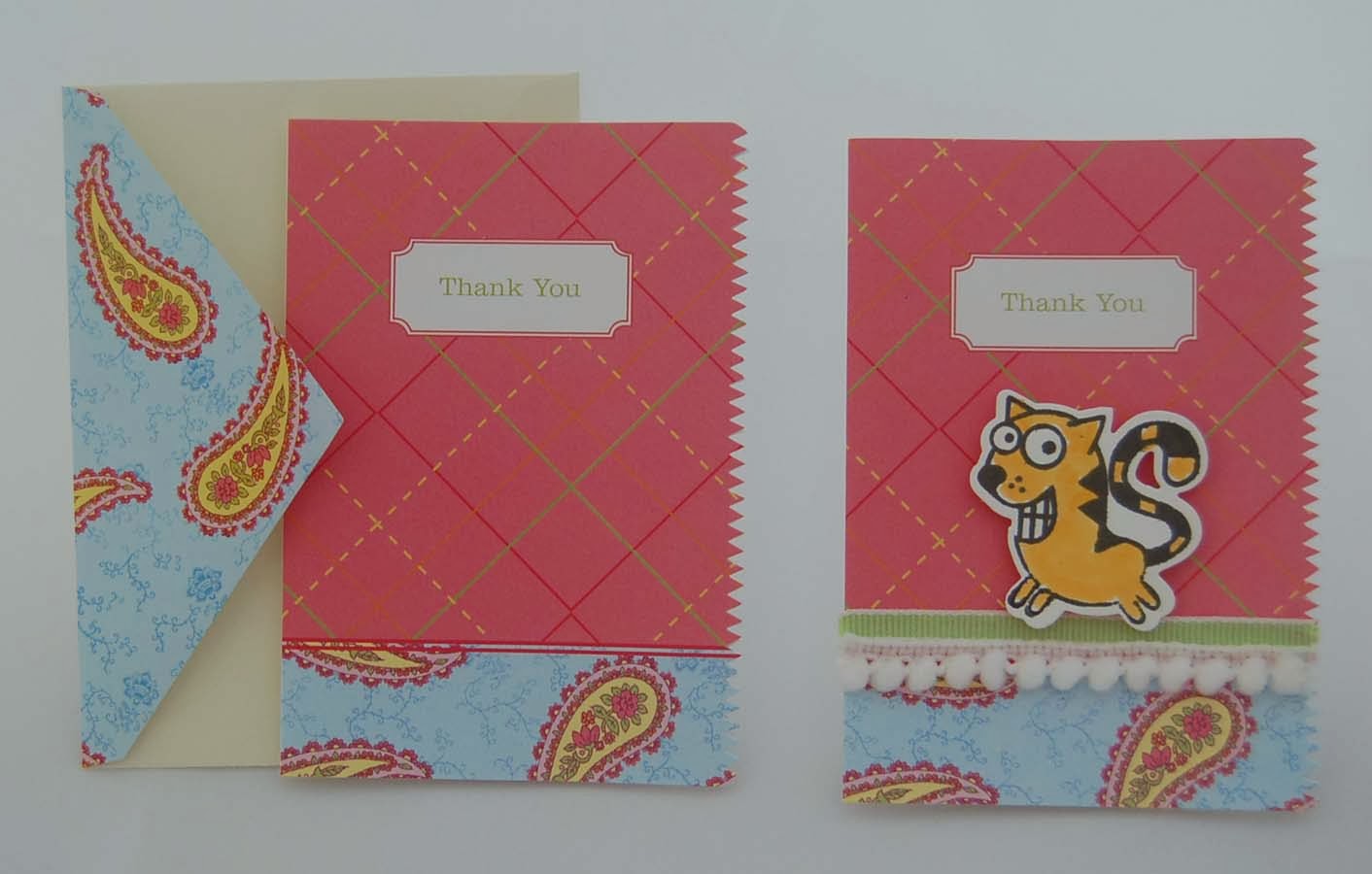 Lynn's Craft Blog: Embellished Ready Made Cards