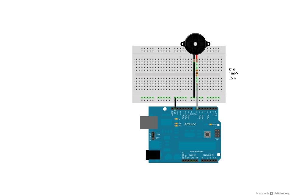 Arduino: Piezo buzzer controlled via keyboard