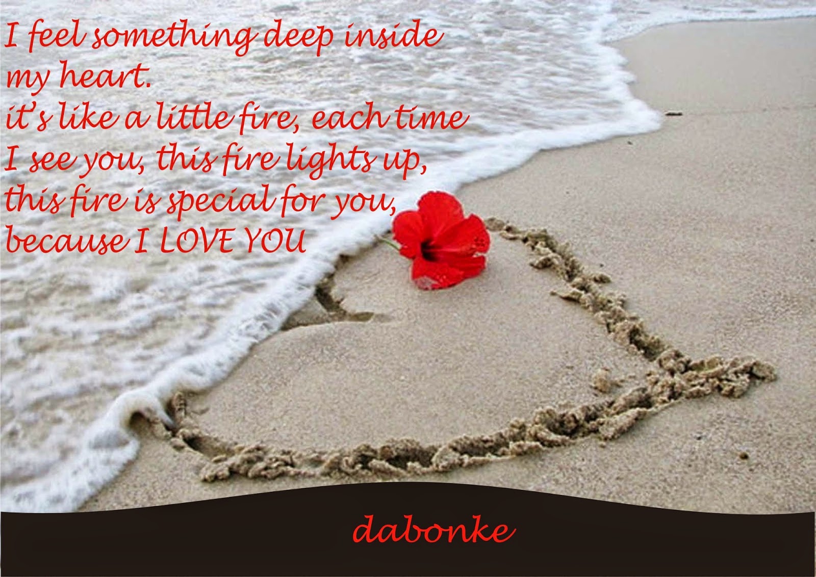 Love Sms- I Feel Something Deep Inside My Heart