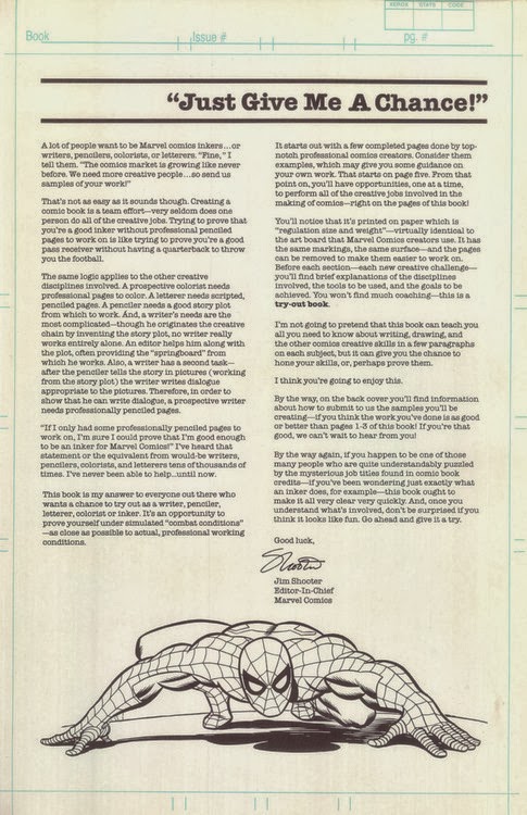 Marvel Comics of the 1980s: 1983 - The Official Marvel Comics Try-Out Book