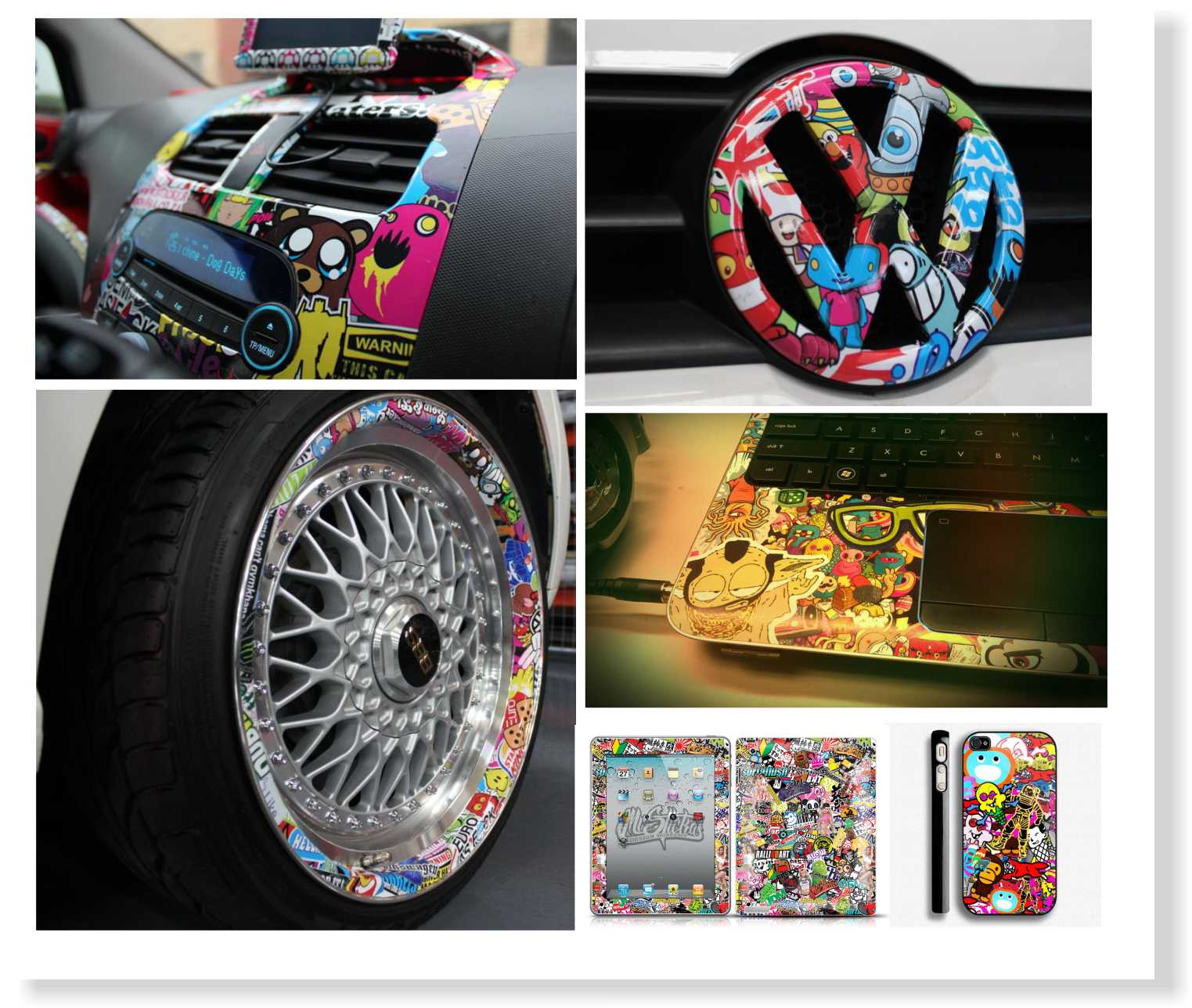 I Love Adesivos: A moda dos Sticker Bombs