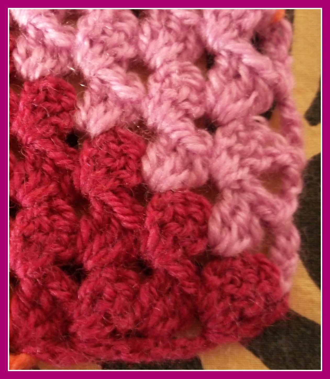 Zooty Owl's Crafty Blog: Infinity Scarf - Diagonal Granny Stripe