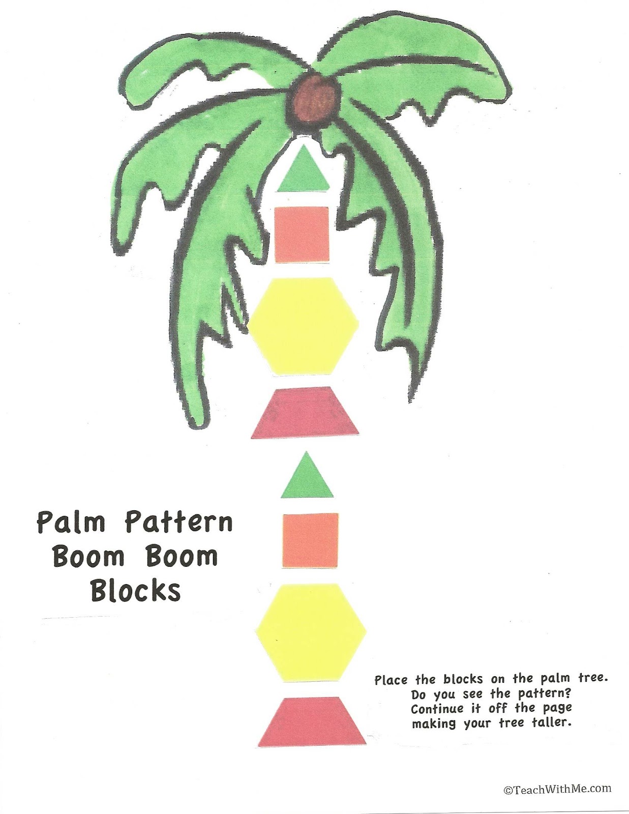 Chicka Boom Trunk Tricks - Classroom Freebies
