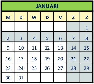 Maandoverzicht januari