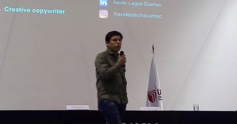 Xavier Lagos Dueñas en la Semana del Comunicador