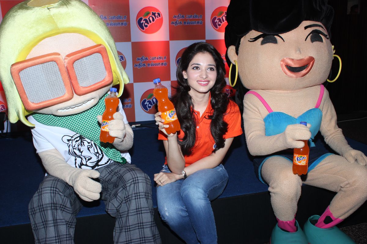 Tamanna at Winner of the Fanta Consumer Promotion Meet Cute Photos