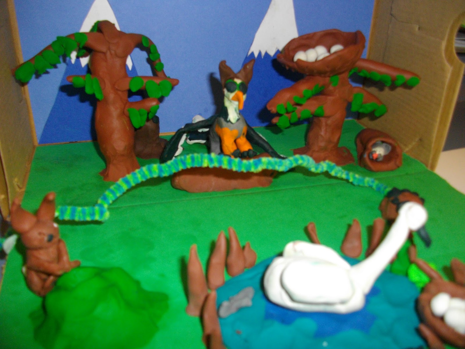 Herbert Spencer Elementary School: Imaginary Animal Projects
