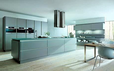 Handle-less Kitchen Designs.