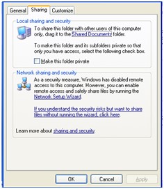 CARA SHARING FILE PADA WINDOWS XP