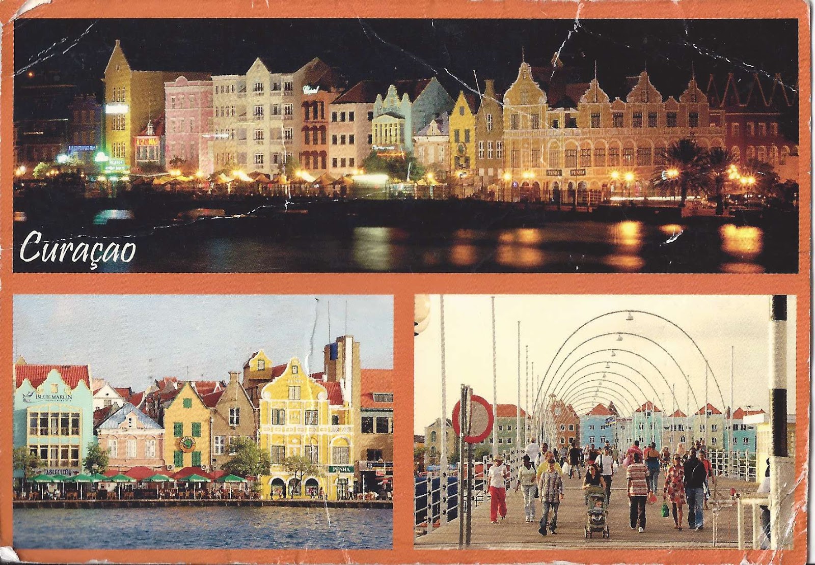 A Journey of Postcards: A postcard from the West Indies: Curacao