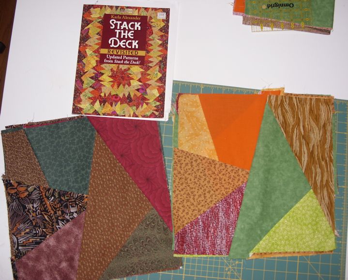 Elizabeth's Quilt Projects: Progress Quilting and Piecing Stack and Shuffle