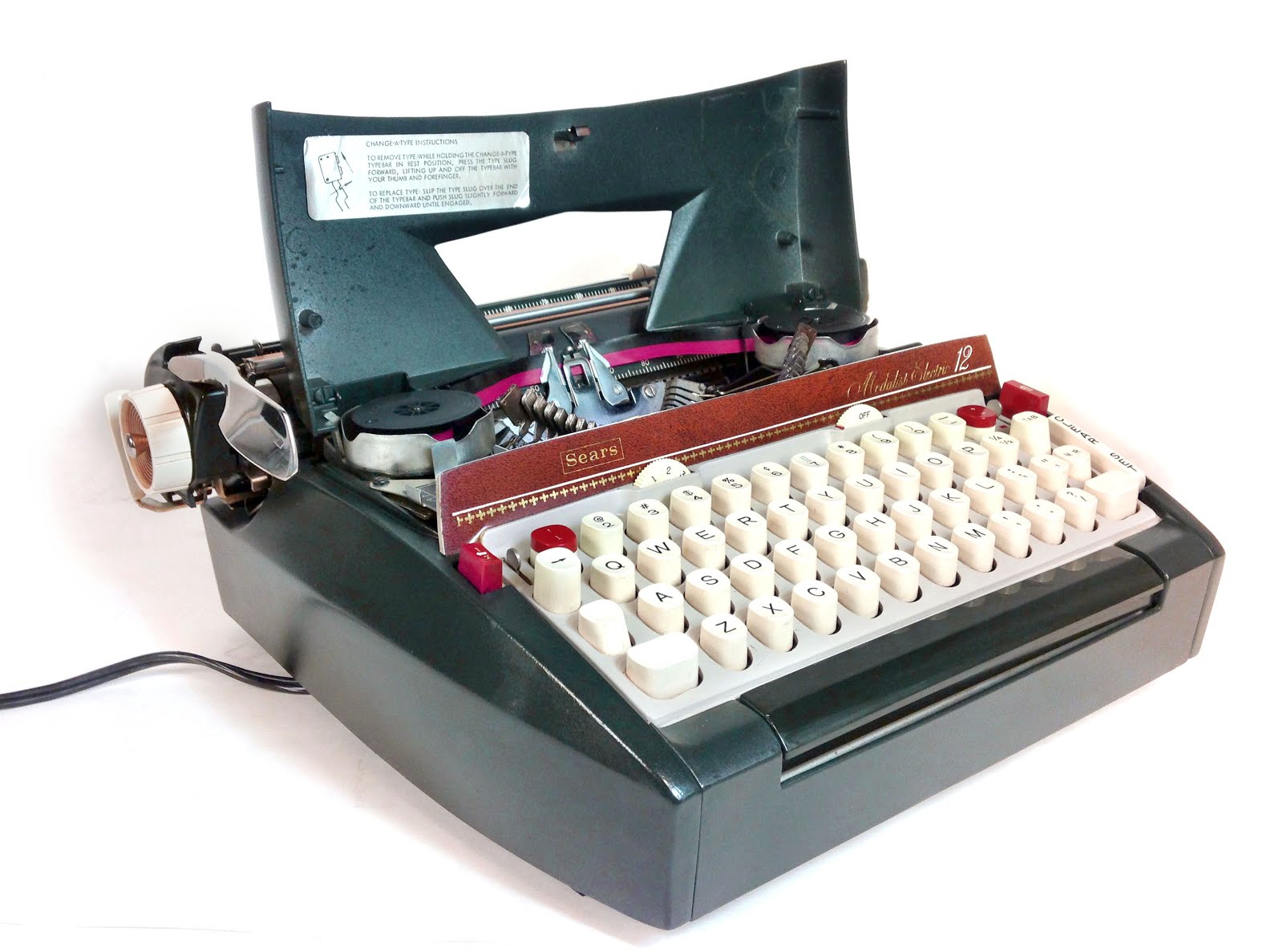 Sears Medalist Electric 12 typewriter/ /THE TYPEWRITER REVOLUTION