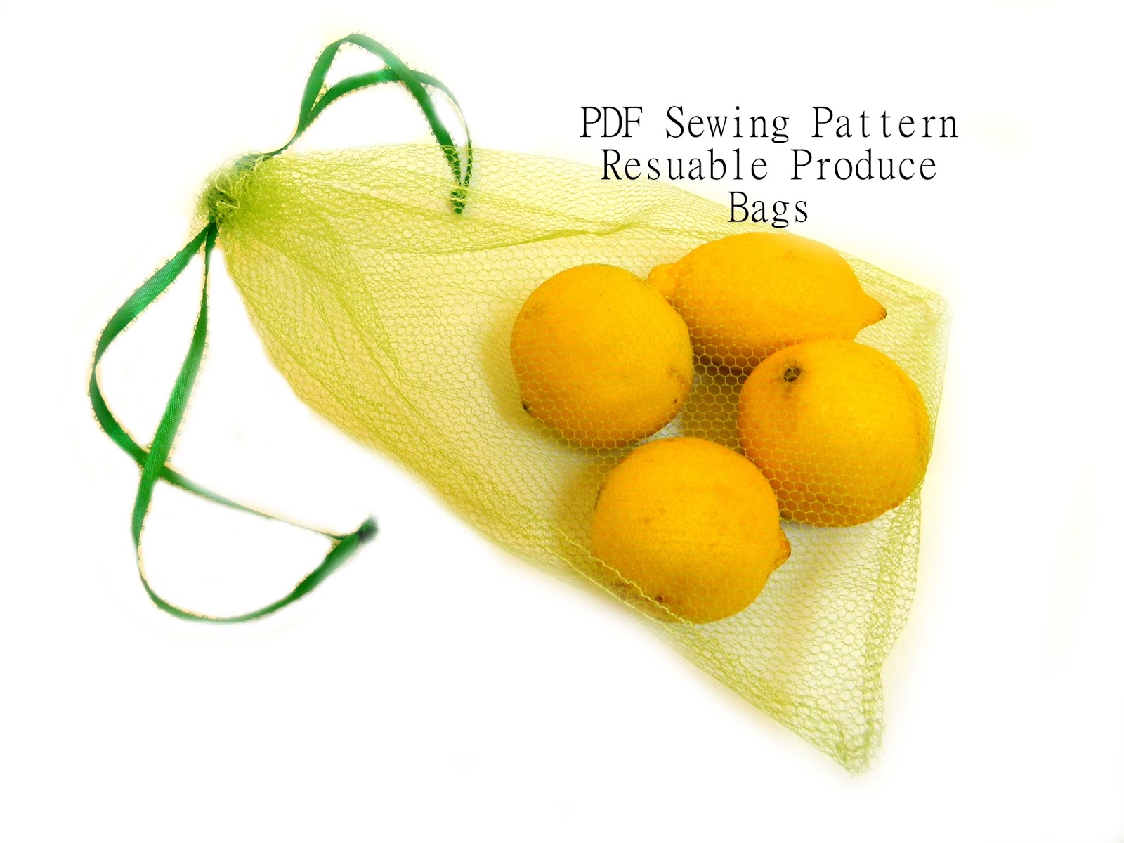 IndiPatterns: PDF Sewing Pattern Reusable Produce Bags