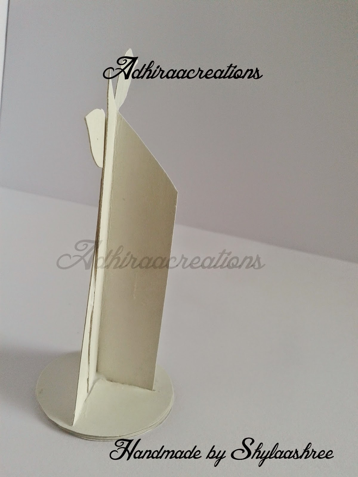 Adhiraacreations: DIY earring holder / paper earring display holder