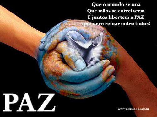 O MUNDO PRECISA DE PAZ!