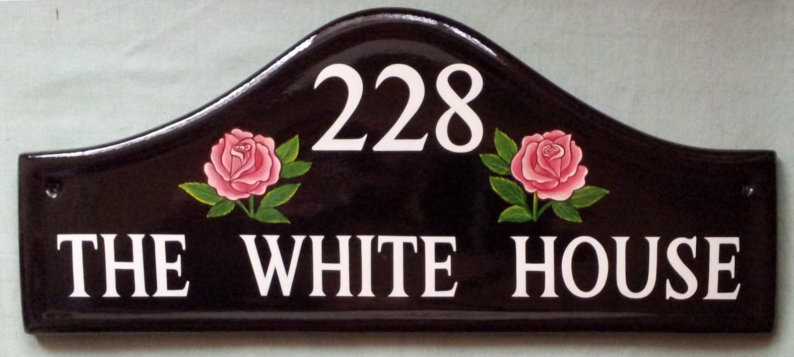 Hand Painted House Signs by Ceramic Art: Hand painted House Signs
