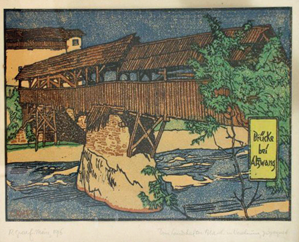 The Linosaurus: Richard Graef: comics and a roofed bridge