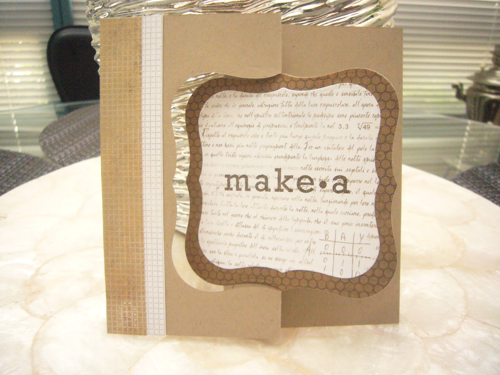 cards by cara: Folded Cards - Flip Flop / Swing Card