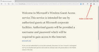 Warren Sparrow: make a web note