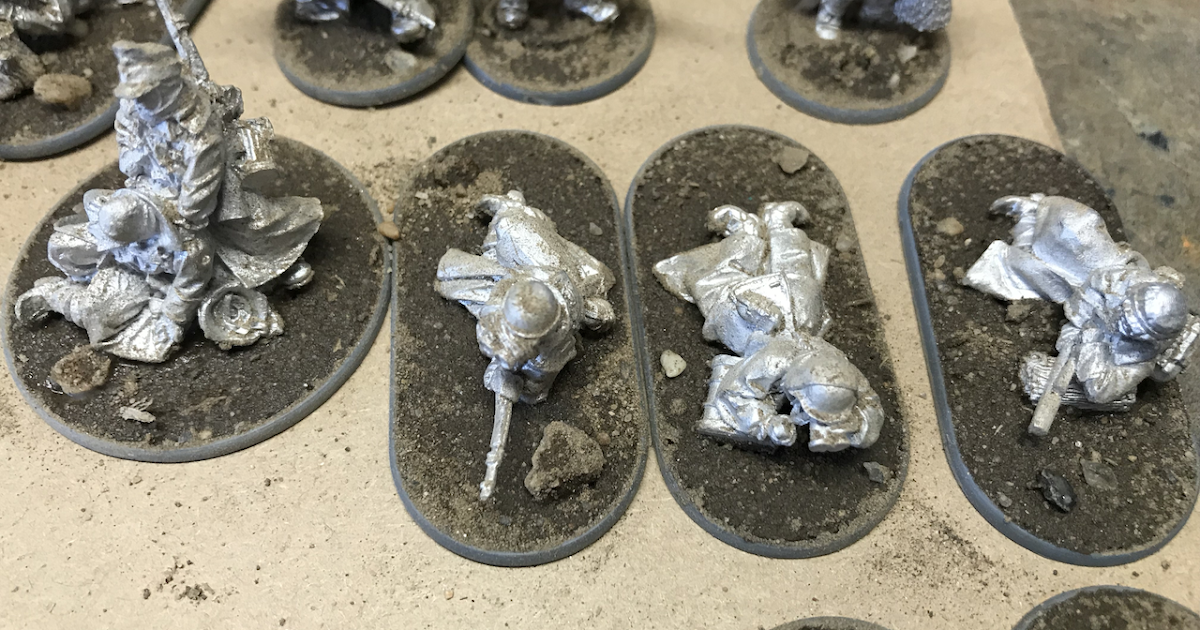 40k Hobby Blog: Basing With Dirt