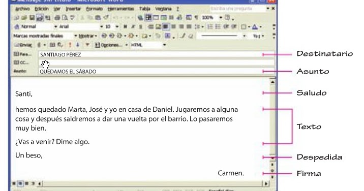 LENGUA 1ESO ESCOLAPIOS BILBAO: La carta y el correo electrónico