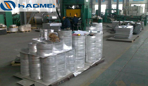 Aluminum circle for cookware manufacturing