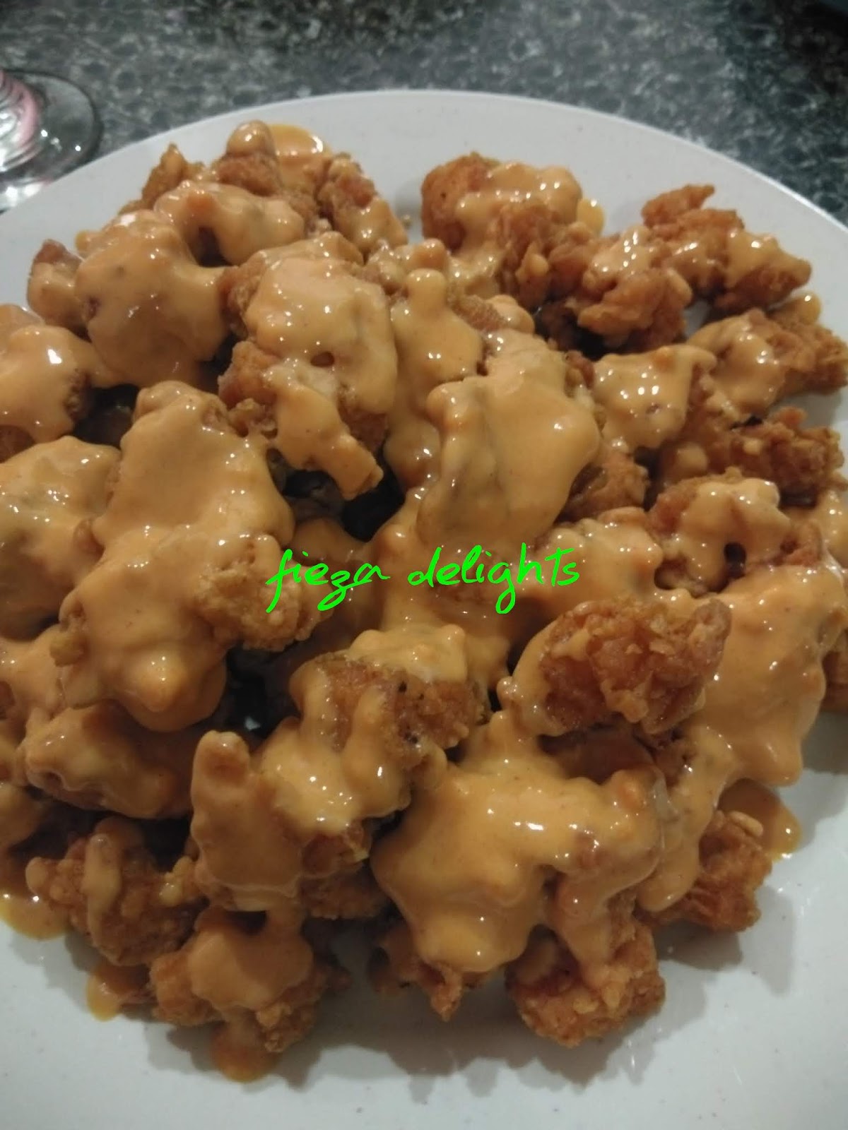 FIEZA DELIGHTS: POPCORN CHICKEN CHEEZY