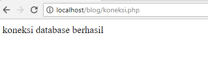 Membuat Koneksi Database dengan PHP (MYSQL)