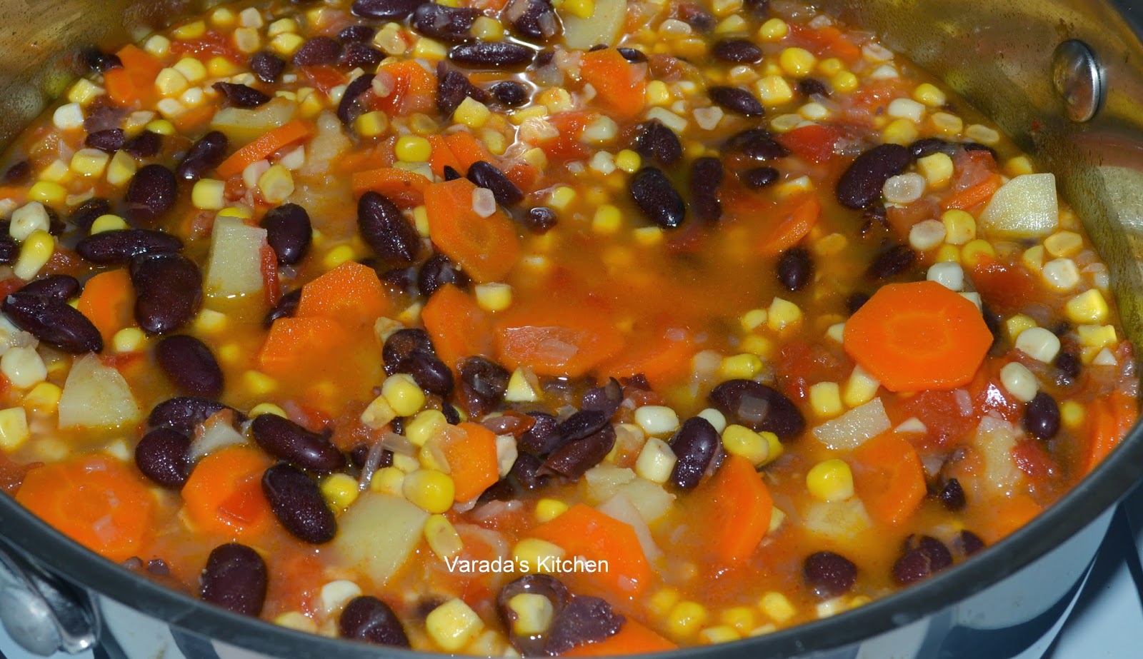 Varada's Kitchen and Garden: Githeri (Corn and Bean Stew)